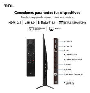 Smart Tv 85 Tcl 85p8k Qled 4k Google Tv - Sep Importaciones